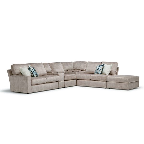 Sofas | Stationary | DOVELY SECTIONAL | Best Home Furnishings